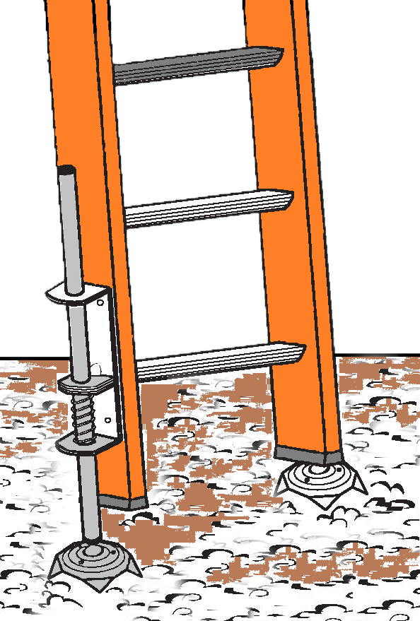 1b) #700 Xtenda-Leg® Ladder Leveler with CLEATED FEET "PAIR" – Ladder ...